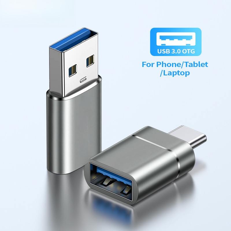 อะแดปเตอร์ OTG USB Type C ชาย USB A 3.0 ตัวแปลงหญิงสําหรับ MacBook ...