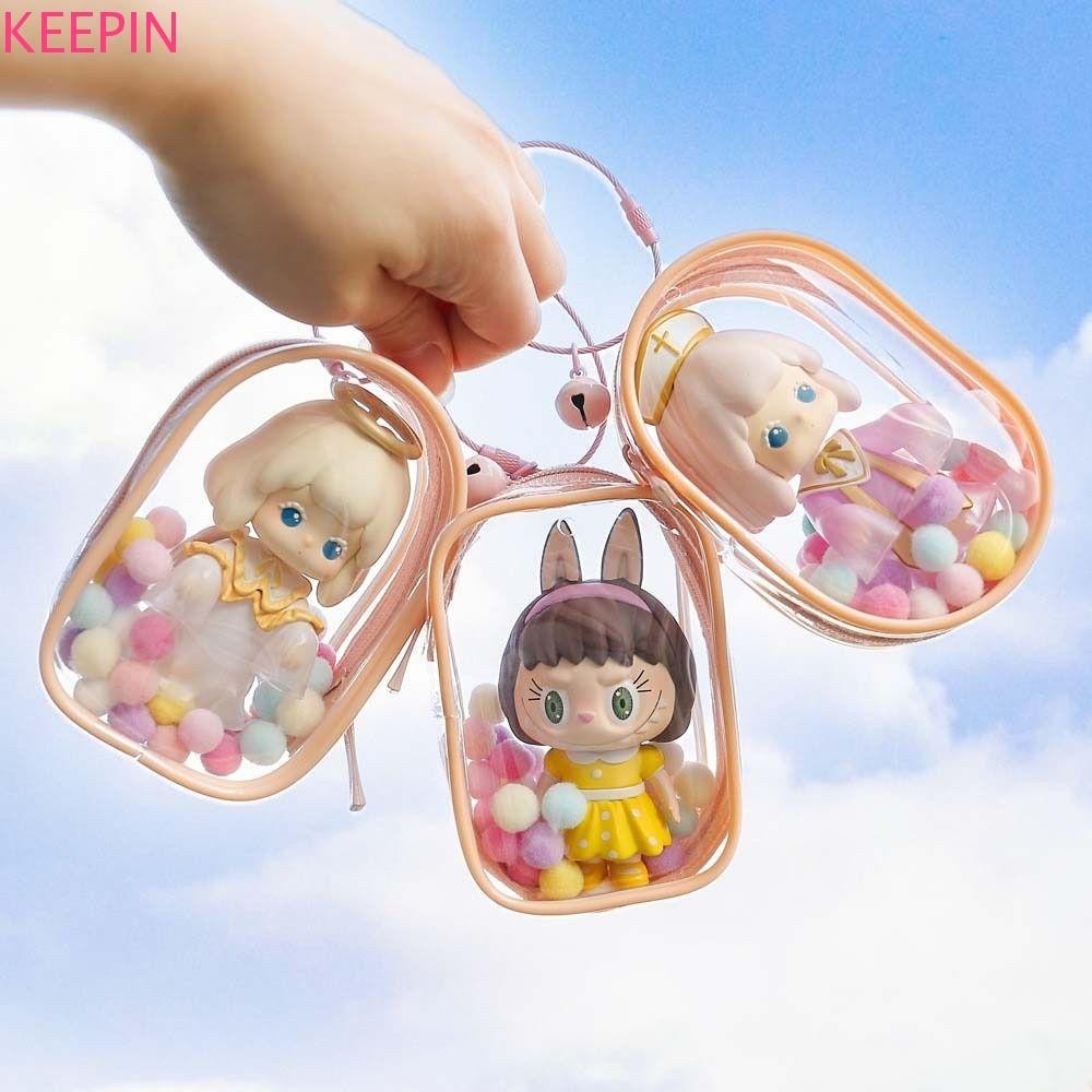 Keepin Labubu Time Doll Out-ed Bag,โปร่งใสStation Module Popmart Blind ...
