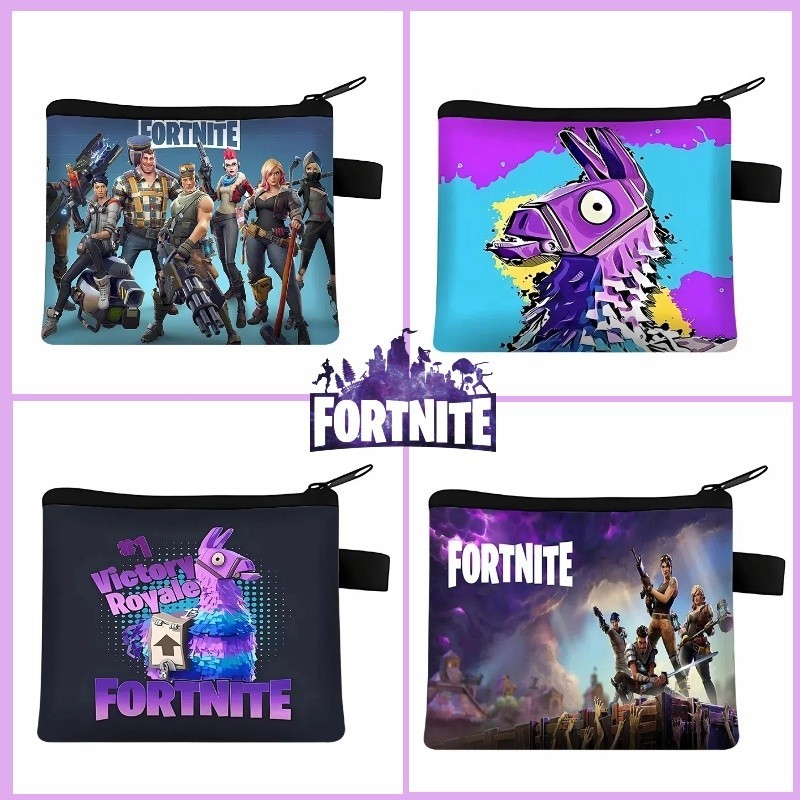ใหม่ Fortnite Series Zero Wallet Zipper Money Bag Bank Card เหรียญ ...