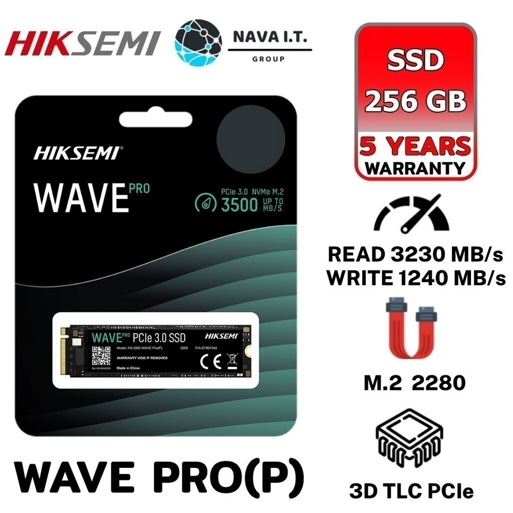 ⚡️กรุงเทพฯด่วน1ชั่วโมง⚡️ HIKSEMI WAVE PRO (P) SSD 256GB M.2 PCIE HS-SSD ...