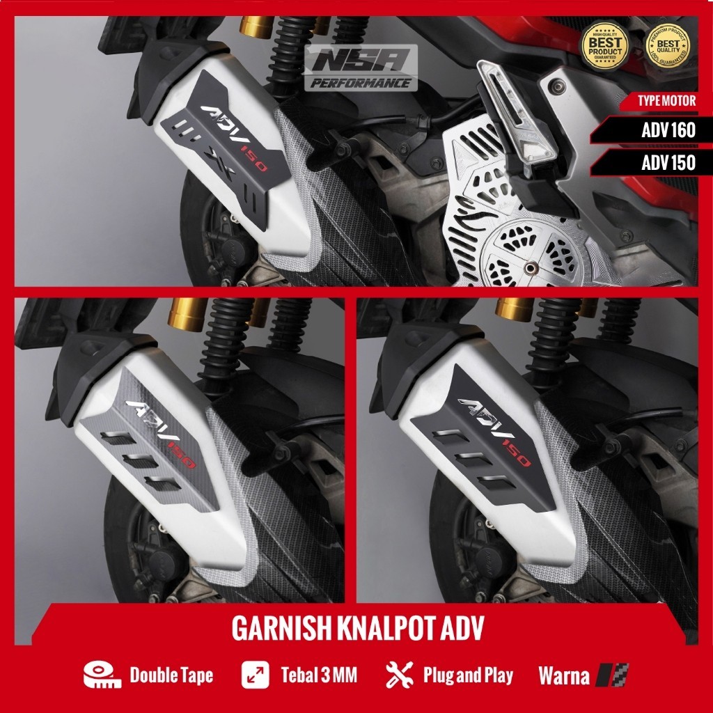 Nsa COVER GARNISH Exhaust ADV 150/160 Garnis Exhaust ADV 150/160 ...