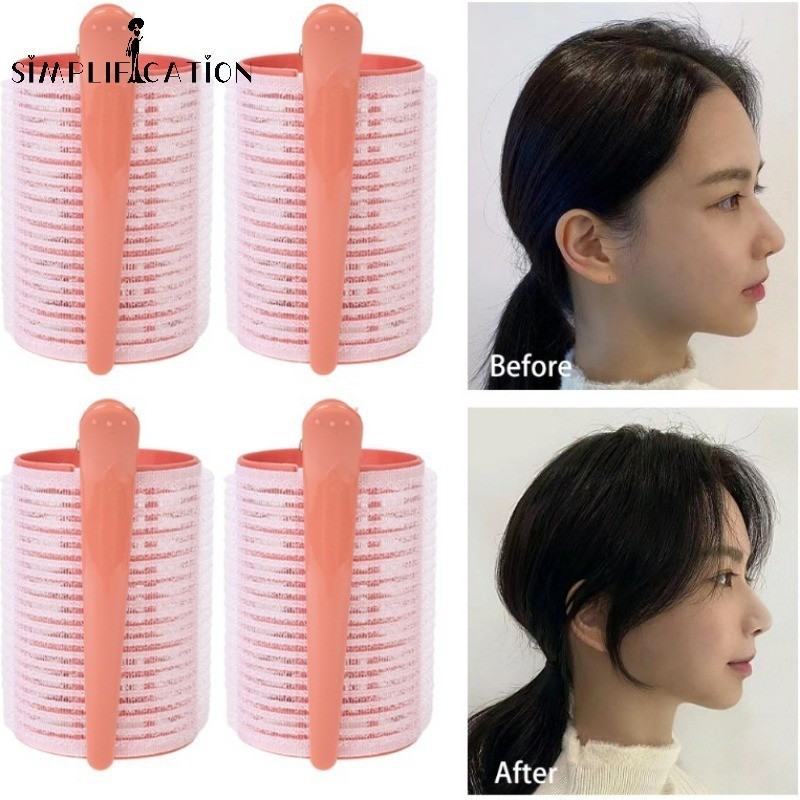 1/3 ชิ้นรากผมปุยคลิปชุด-หญิงสาว Air Bangs Curling Barrel Fixing Hairpin ...