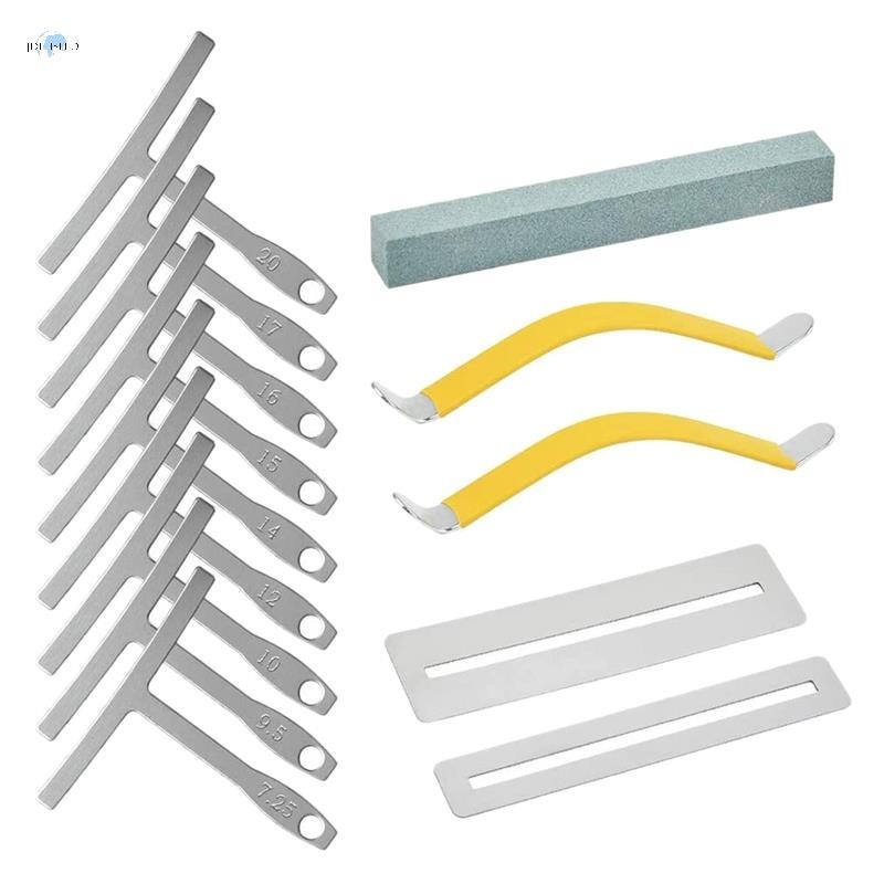 【jdfhsffd】Guitar Luthier Set รวม 9 Understring Radius Guitar String ...