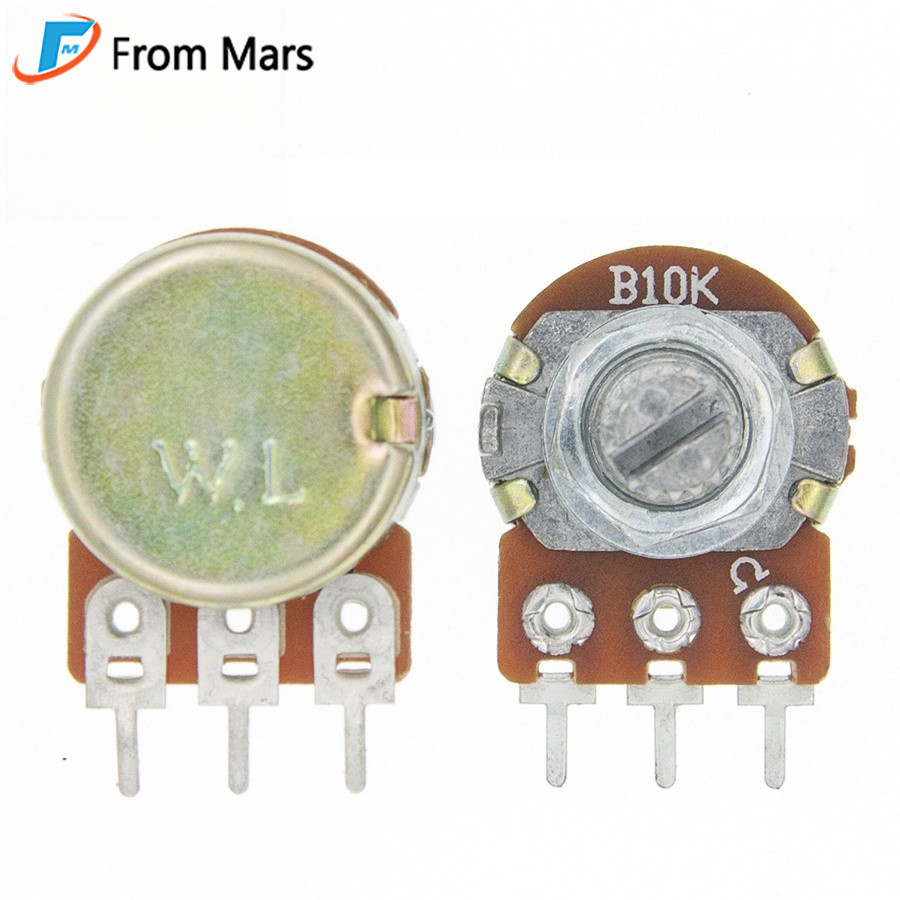 Potentiometer Single Rotation Resistive WH148 15 มม.B1K B2K B5K B10K ...