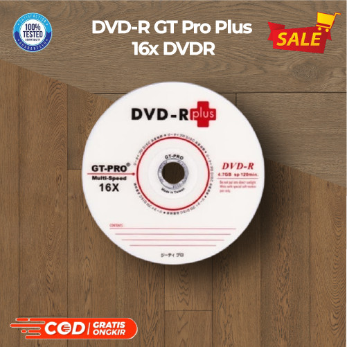 Dvd-r GT Pro Plus 16x DVDR DVD R BLANC EMPTY RETAIL | Shopee Thailand