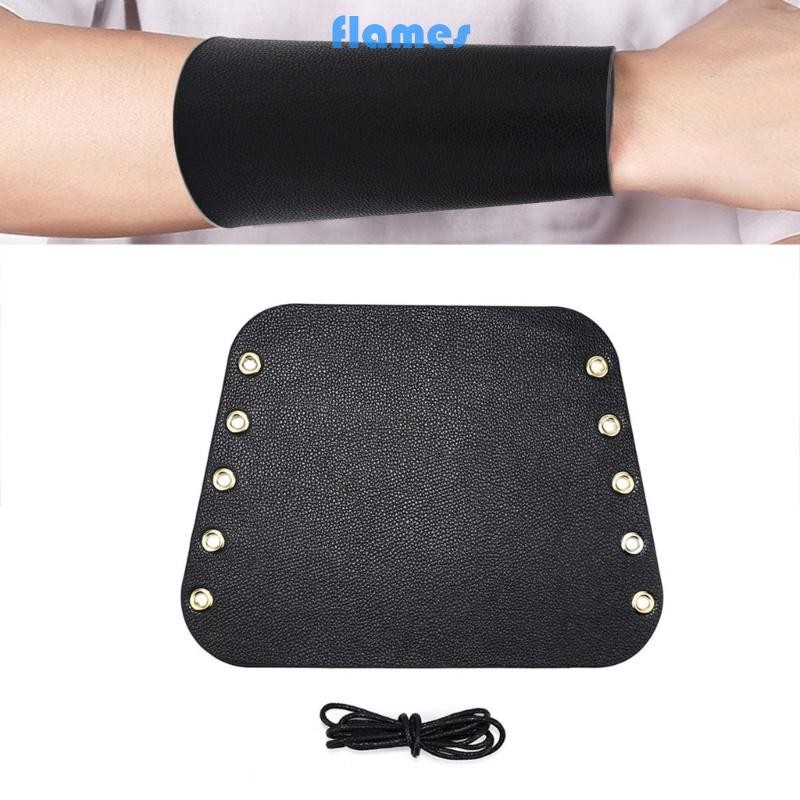 Fl Black Bracer Gauntlet ยุคกลาง Black Gauntlet คอสเพลย์ยุคกลาง Laceup ...