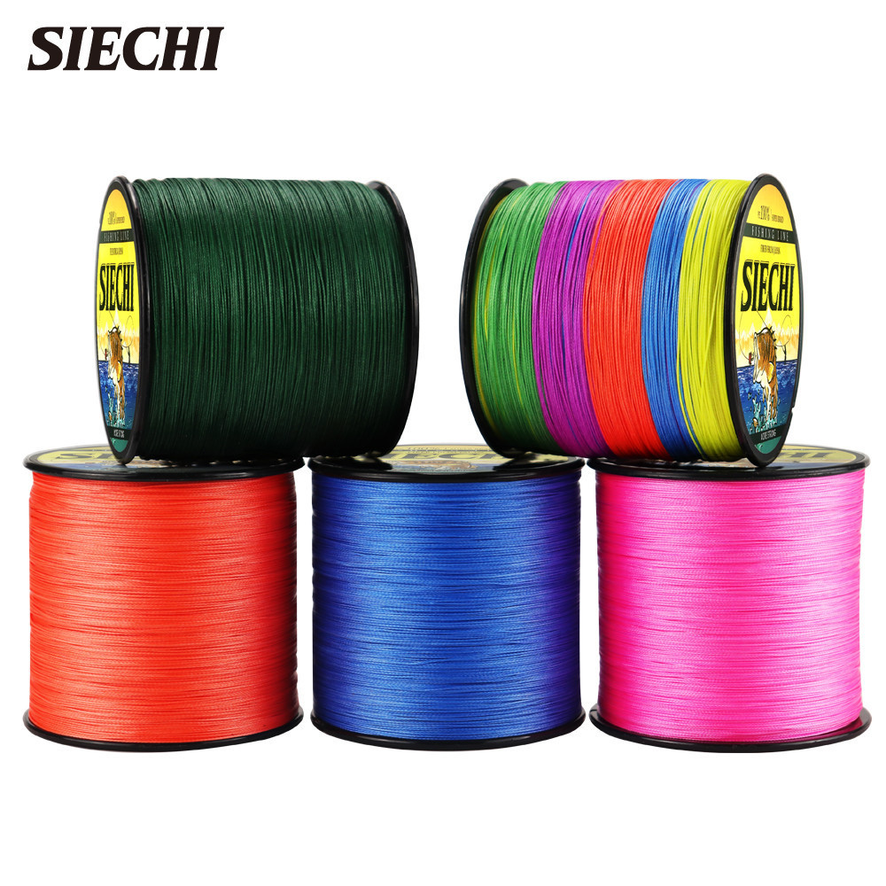 SIECHI X4 4 Strands 300M Multifilament สายตกปลาถักตกปลาทะเล Super Line ...