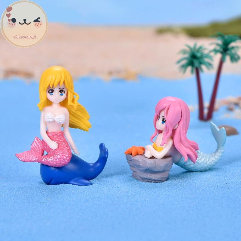 Chee Pretty Mermaid Figurines สําหรับ Aquarium Kawaii ประดิษฐ์ Mermaid ...