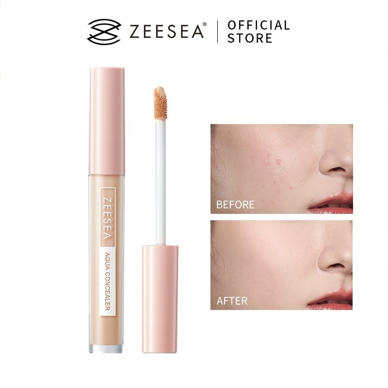Zeesea คอนซีลเลอร ์ กันน ้ ํา Liquid Foundation Full Coverage Long Lasting Face รอยแผลเป ็ นสิว ...