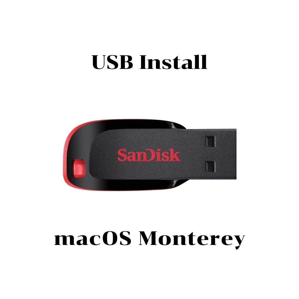 USB Install macOS Monterey(12)สำหรับติดตั้ง/ซ่อมแซม macOS #057 | Shopee ...