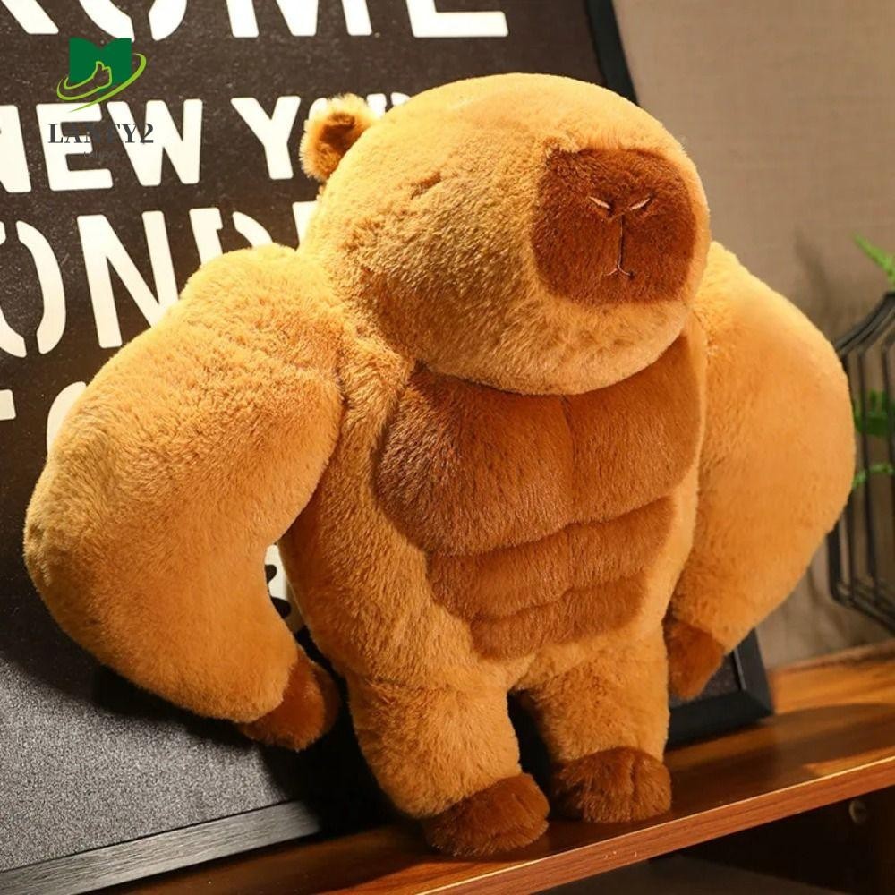 Alanfy Capybara Plush Muscle Man Pillow, ตุ ๊ กตาการ ์ ตูนอะนิเมะกล ้ ...
