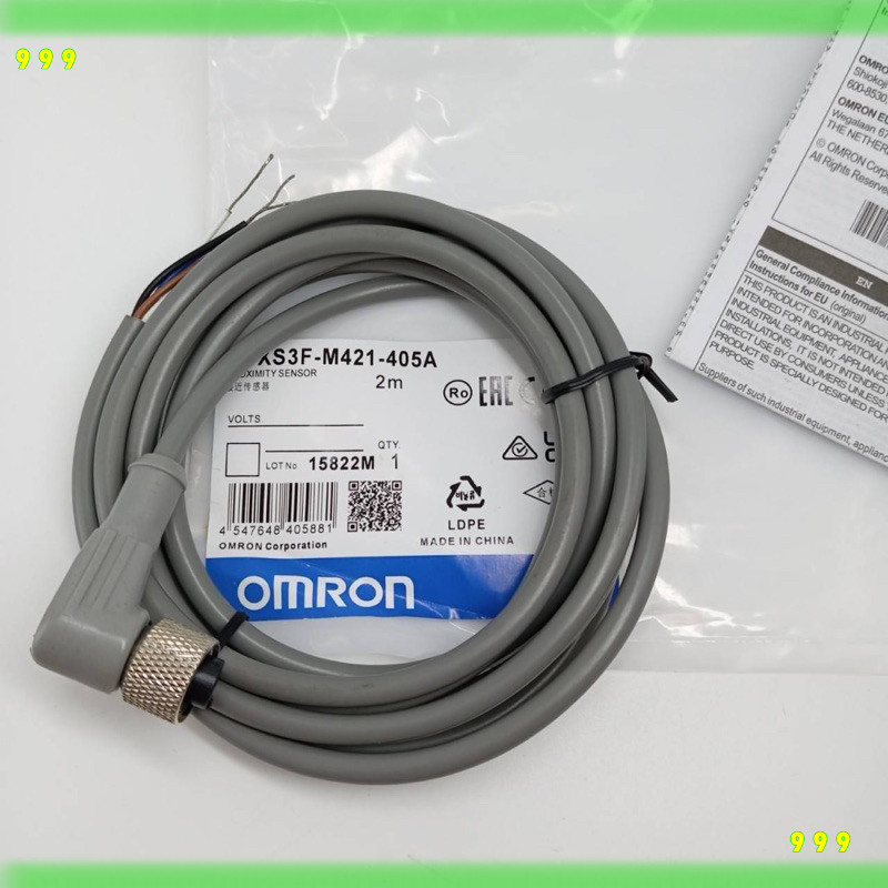 XS3F-M421-405A คอนเนคเตอร์กันน้ำแบบกลม (M8 / S8) สาย เคเบิ้ล XS3 (XS3F ...