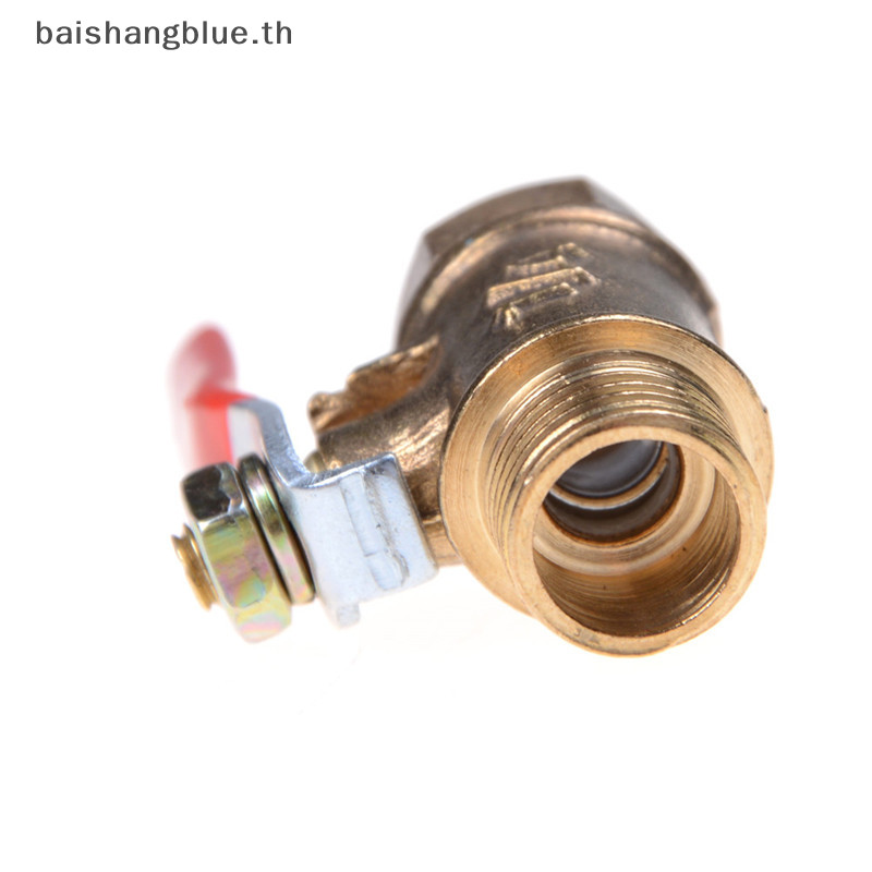 Pre 1/4''M/F Full Port Inline Brass Water Air Gas Fuel Line Shut-off ...