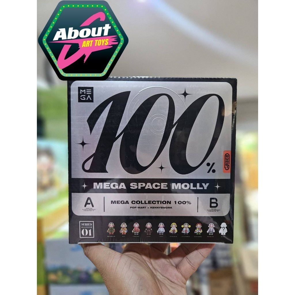 พร้อมส่ง Mega Space Molly 100% V.1 ของแท้ By Popmart | Shopee Thailand