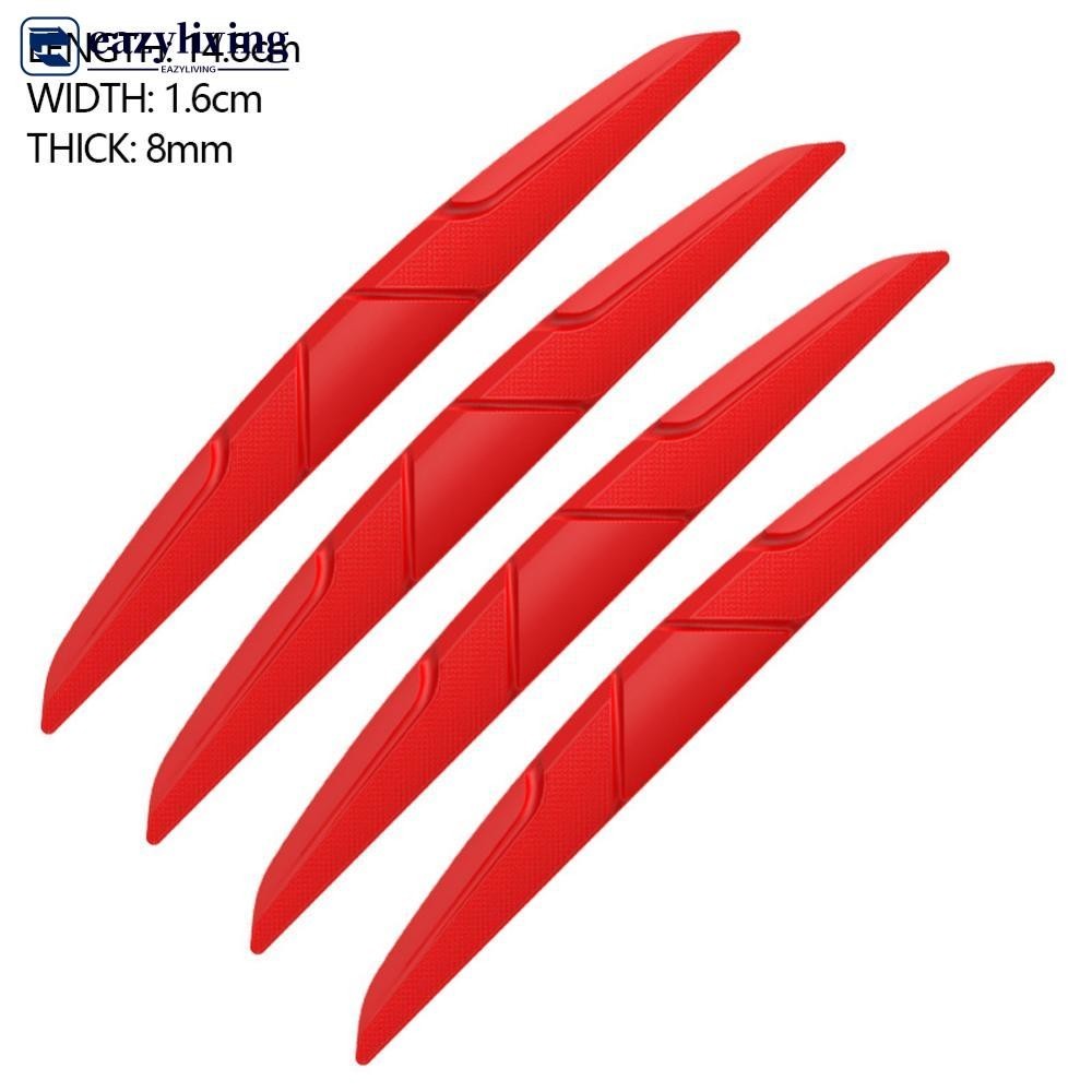 Eazyliving 4 ชิ้นประตูรถขอบด้านข้าง Anti-collision Protector สติกเกอร์ ...