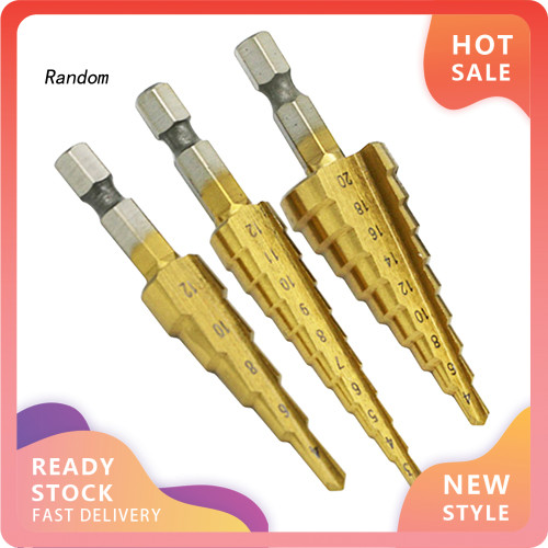 วิ่ง 3 ชิ้นใน 1 3-12 มม. 4-12 มม.4-20 มม.Titanizing Step Tower เจาะบิต ...