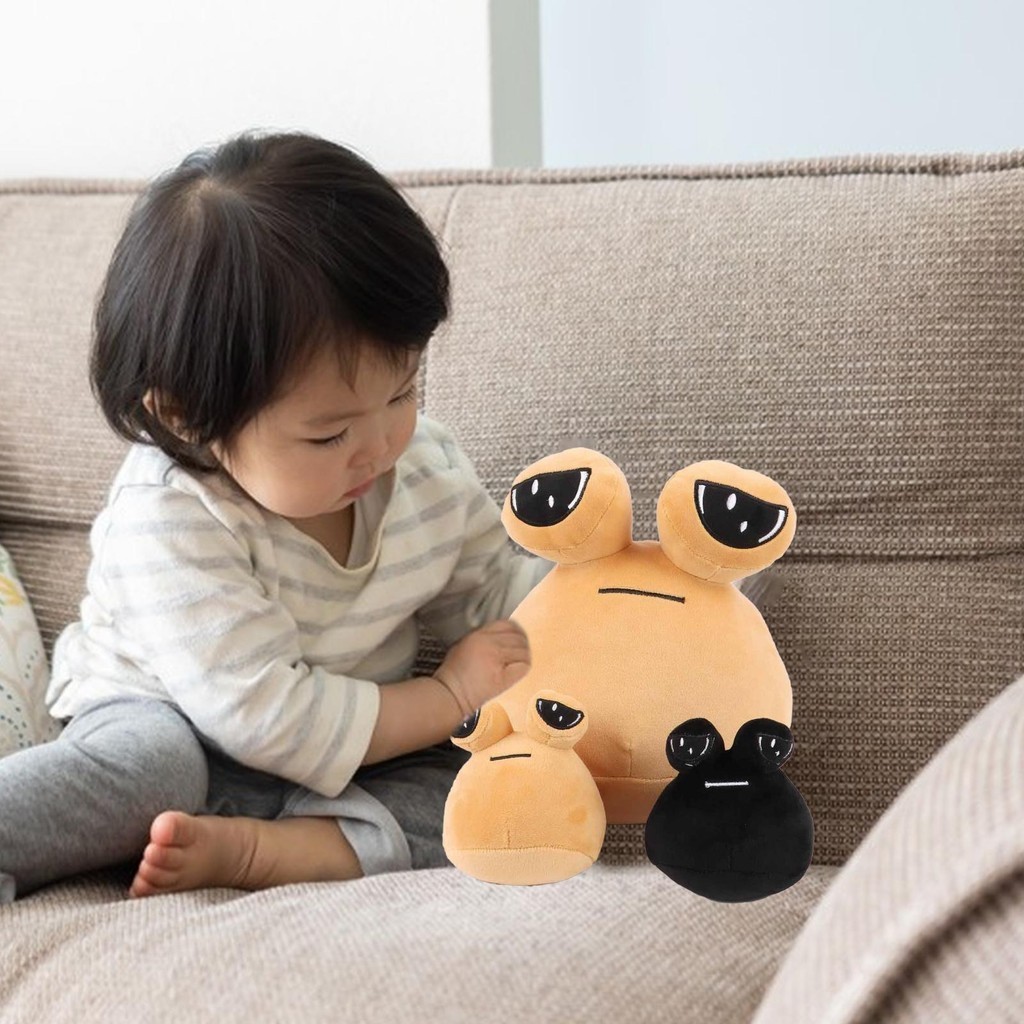 Pou Plush My Pet Alien Game Peripheral Big Eyed Alien Plush Toy playth ...