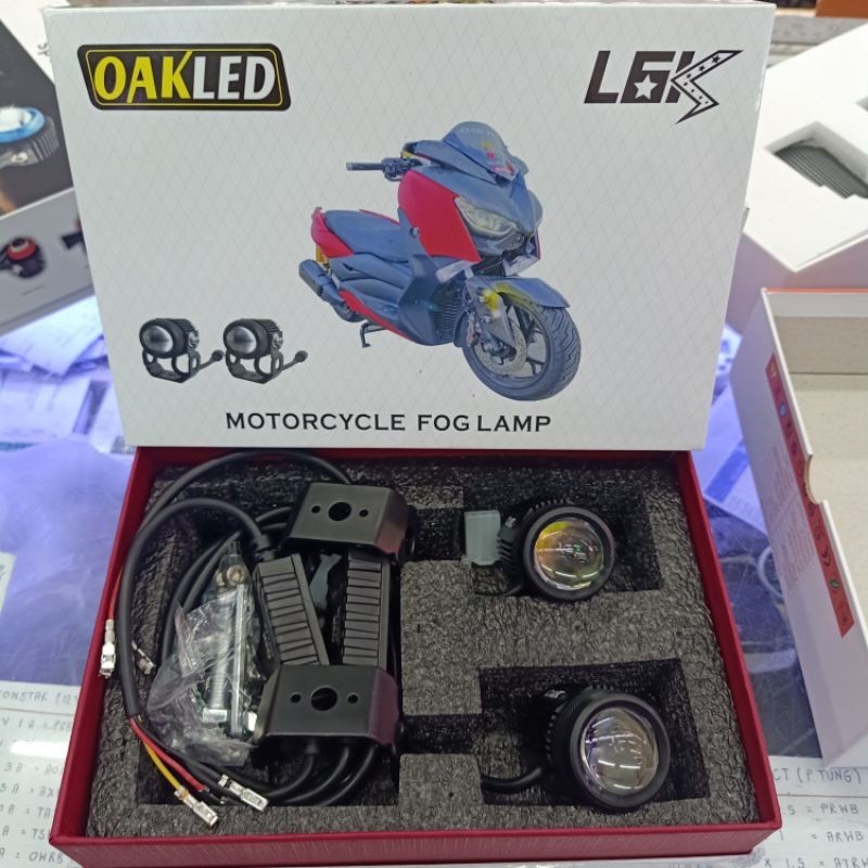 ไฟสปอร์ตไลท์ติดรถมอเตอร์ไซค์ รถยนต์ 2สี แสง ขาว+เหลือง รุ่น OAK L6K-D2 ...