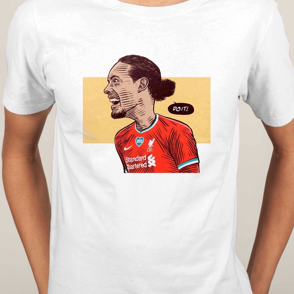 เสื้อยืดLiverpool football club EPL Salah Van Dirk สินค้ามาใหม่ ใส่เดินทาง ธรรมดา เสื้อกีฬา ...