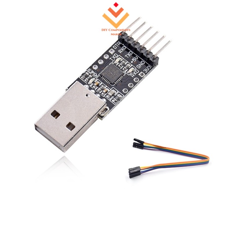 Cp2102 USB 2.0 ถึง TTL UART โมดูล 6Pin Serial Converter STC เปลี่ยน FT232 โมดูล + 5 ชิ้นลวด ...