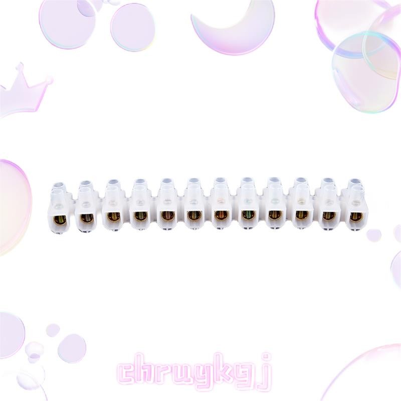 60 Amp - 12 Way Strip Terminal Block Strip - สายไฟเชื่อมต่อ Amp: 60A ...