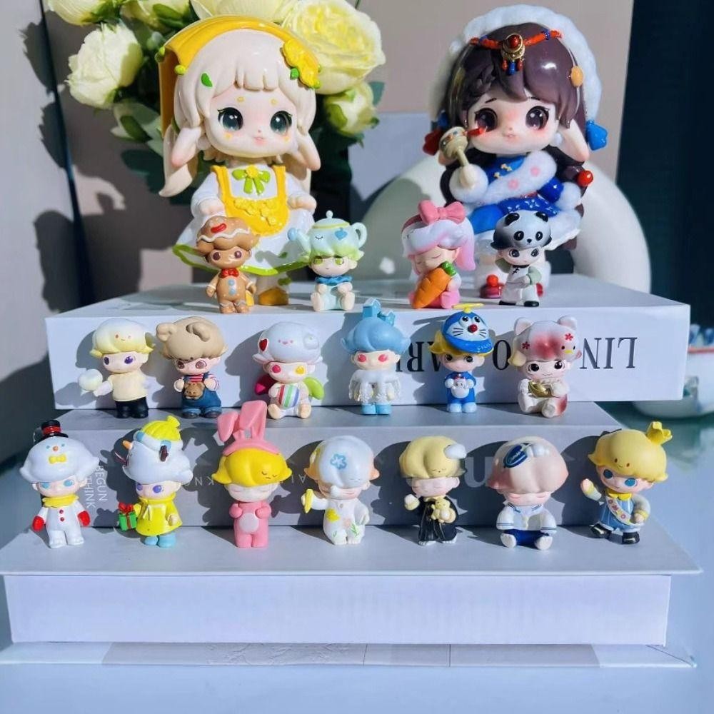 Rose Mini Jewelry, Animal Kingdom Series POPMART DIMOO Box, รูปปั้นจิ๋ว ...