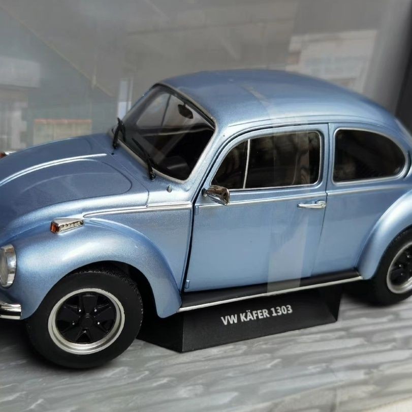 Solid 1/18 VW KAFER 1303 1974 Volkswagen Beetle โมเดลรถโลหะผสม | Shopee ...