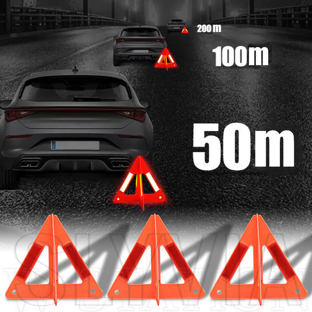 Slxc-1/2 ชุด Car Breakdown Triangle Warning Reflector - Warning Road ...