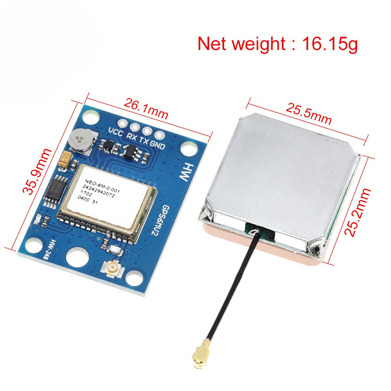 GY-NEO6MV2 GY-GPS6MV2 NEO-6M GPS Module with Flight Control | Shopee ...