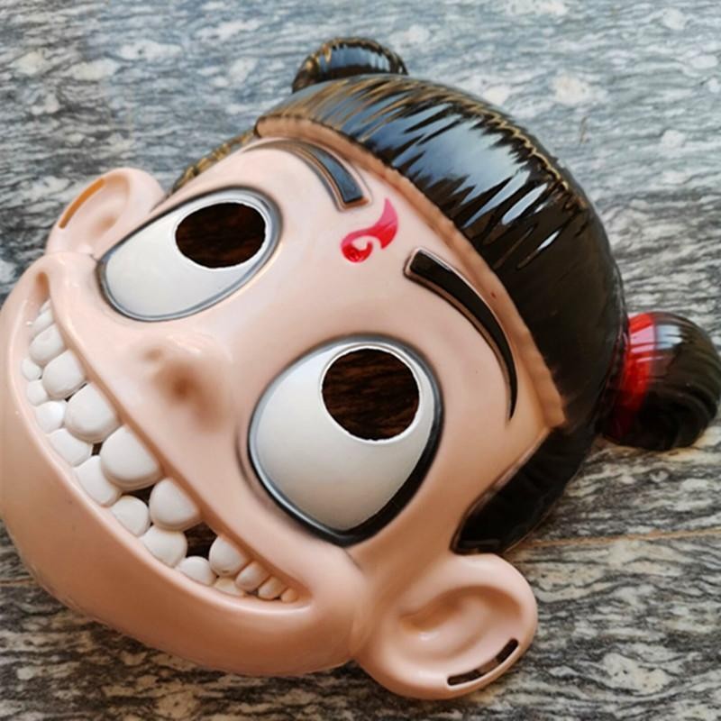 Nezha Mask Nezhas Demon Boys Desending World ของเล่น Nezha บทบาทเล่น ...