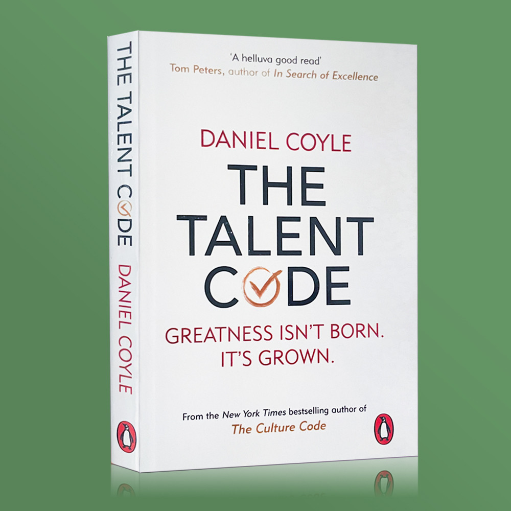 หนังสือปกอ่อน The Talent Code By Daniel Coyle New York Times ภาษาอังกฤษ ...