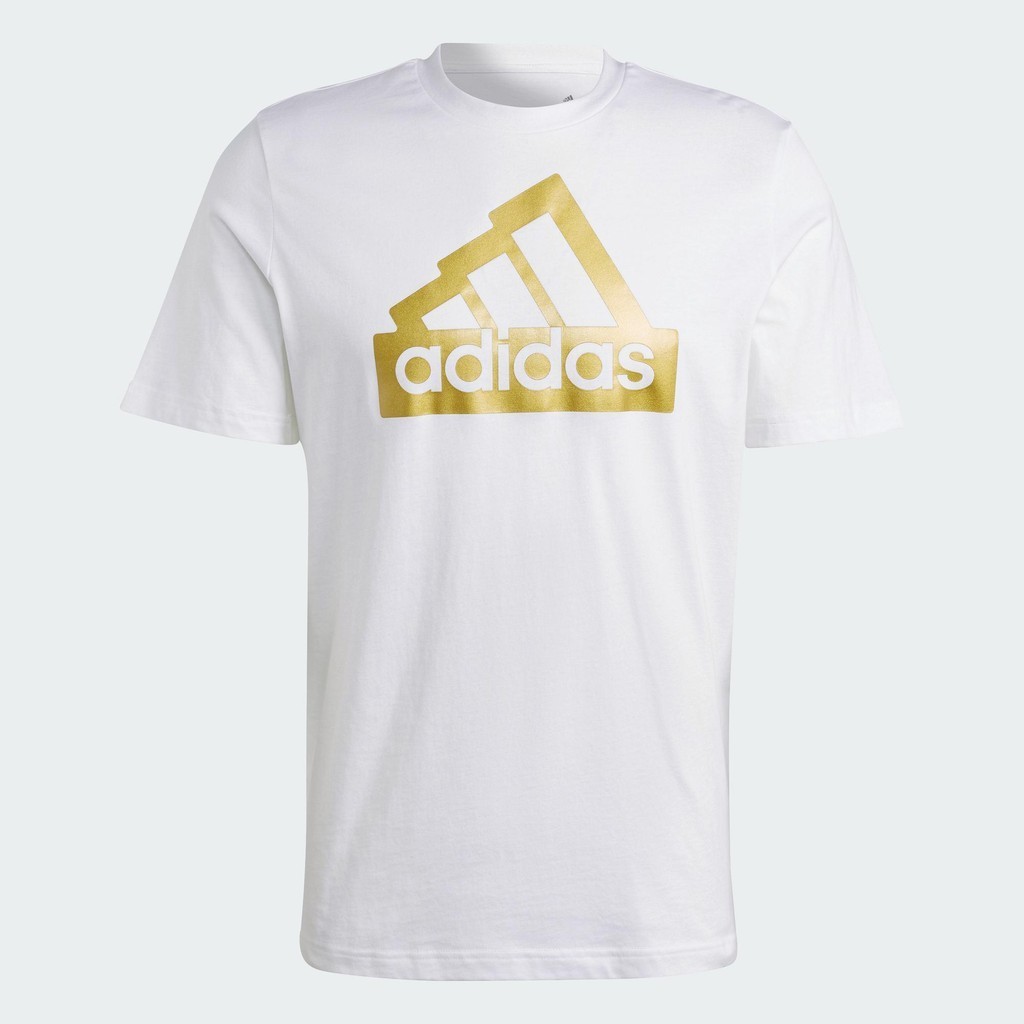 adidas ไลฟ์สไตล์ เสื้อยืด Sportswear Future Icons Metallic ผู้ชาย สีขาว ...