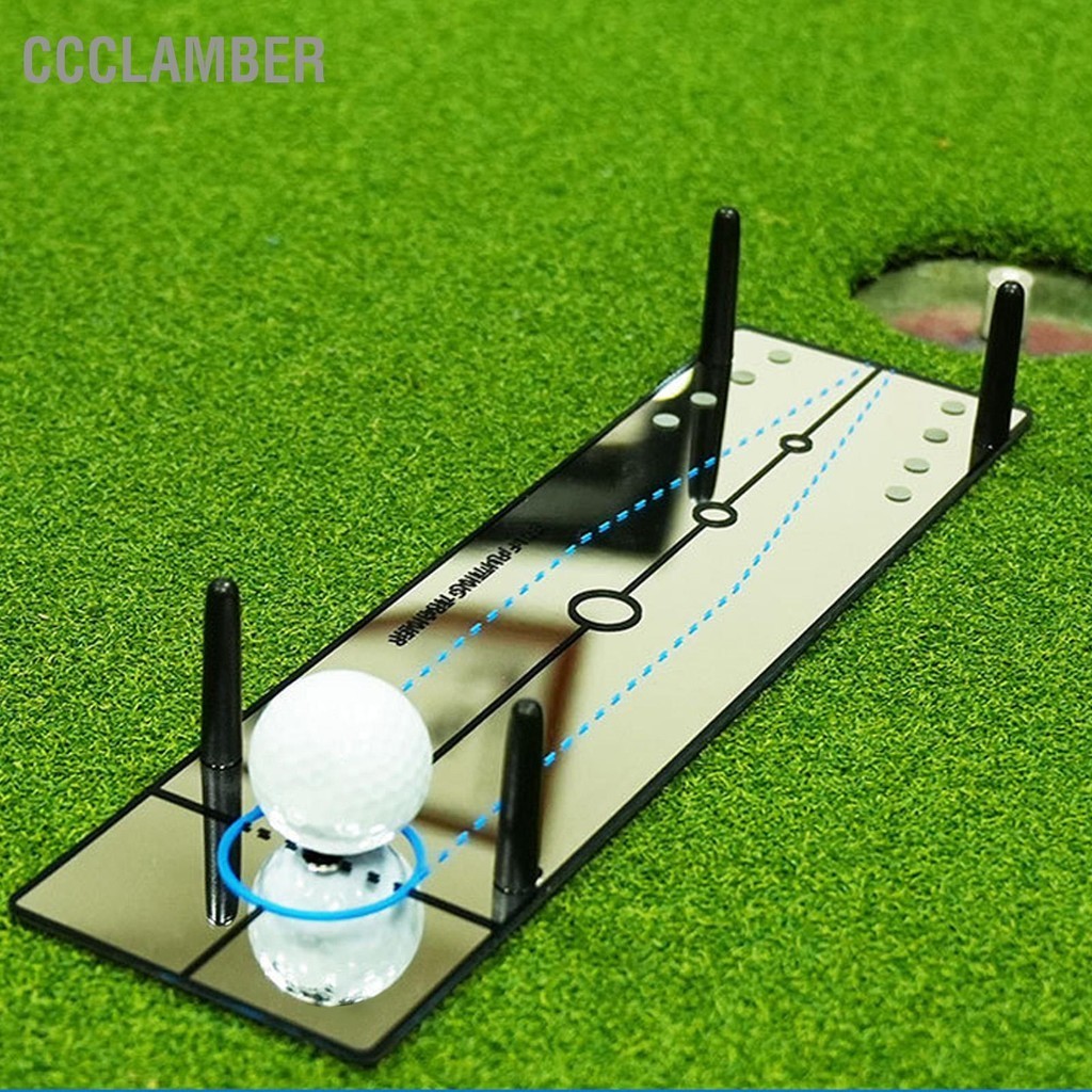 CCclamber Golf Putting Alignment Mirror แบบพกพา Aid ใส่กระจก Training ...