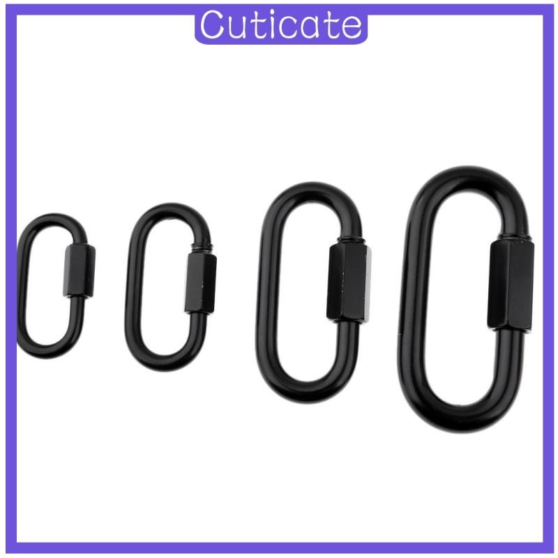 [ Cuticate ] คาราบิเนอร ์ รูปไข ่ 316 ตะขอสแตนเลสสกรูประตูบิดล ็ อคกลางแจ ้ งตกปลาแบกเป ้ ...