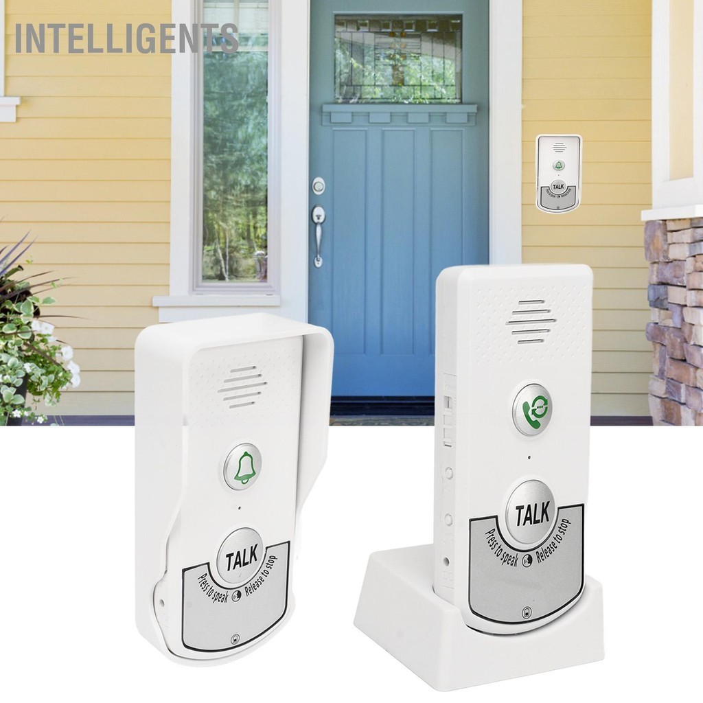 IntelligentS Wireless Intercom Doorbells 1000m ระยะทางชิปที่ยอดเยี่ยมสี ...