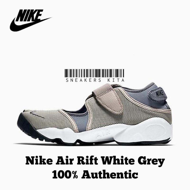 Nike ninja air rift สีขาว สีเทา896283- 001 สีขาว 100 % | Shopee Thailand