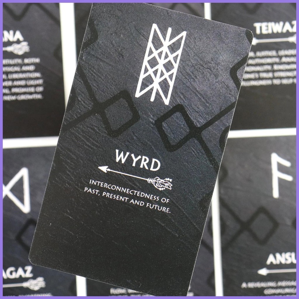 Runes Oracle Cards Tarot Deck Board Game Entertainment Board Family ...