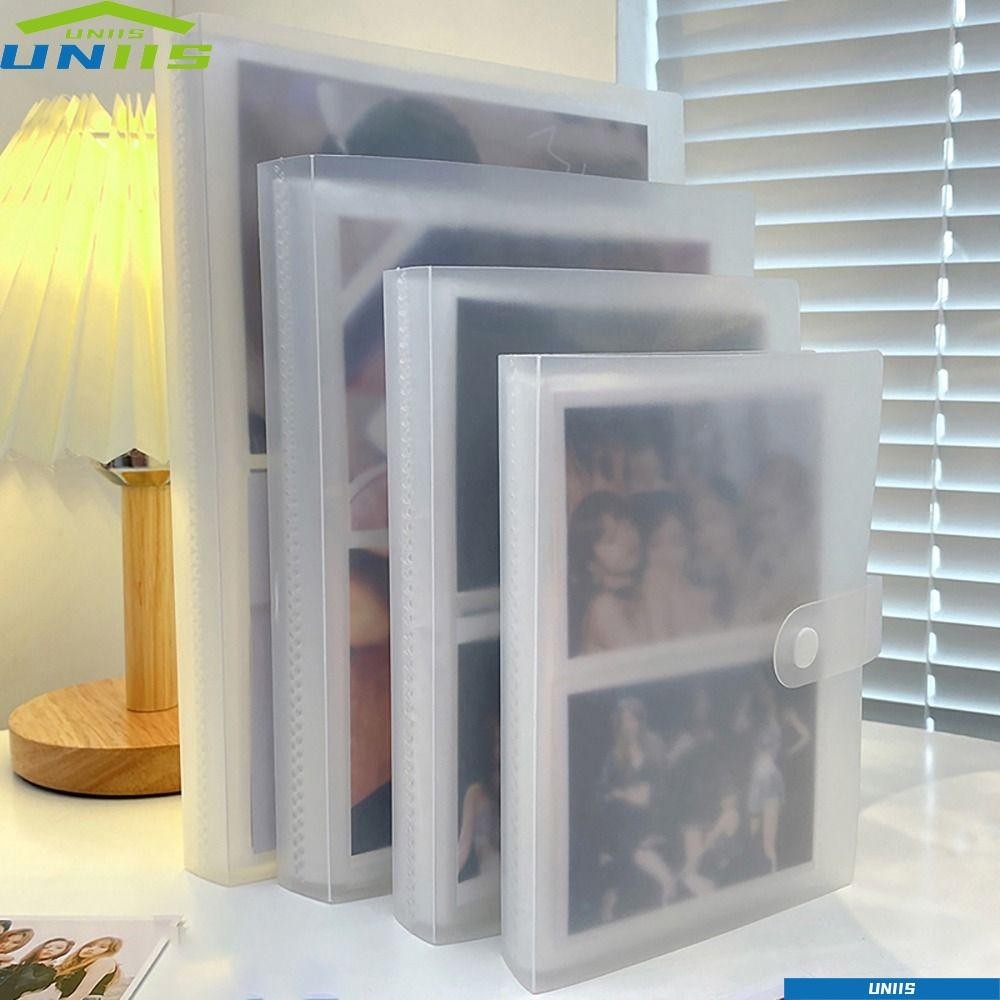 Uniis ที่ใส่การ์ดรูปภาพ, อัลบั้มภาพโปร่งใส 80/160 ช่อง, สมุดสะสม PVC 3/4/5/6 นิ้วที่ใส่บัตรรูป ...