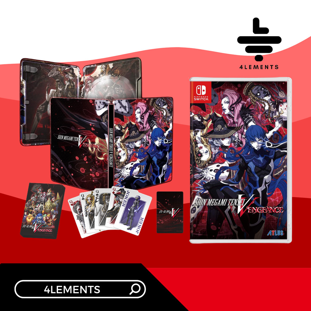 (พร้อมส่ง) SWITCH SHIN MEGAMI TENSEI V VENGEANCE [ASI] ENG + STEELBOOK | Shopee Thailand