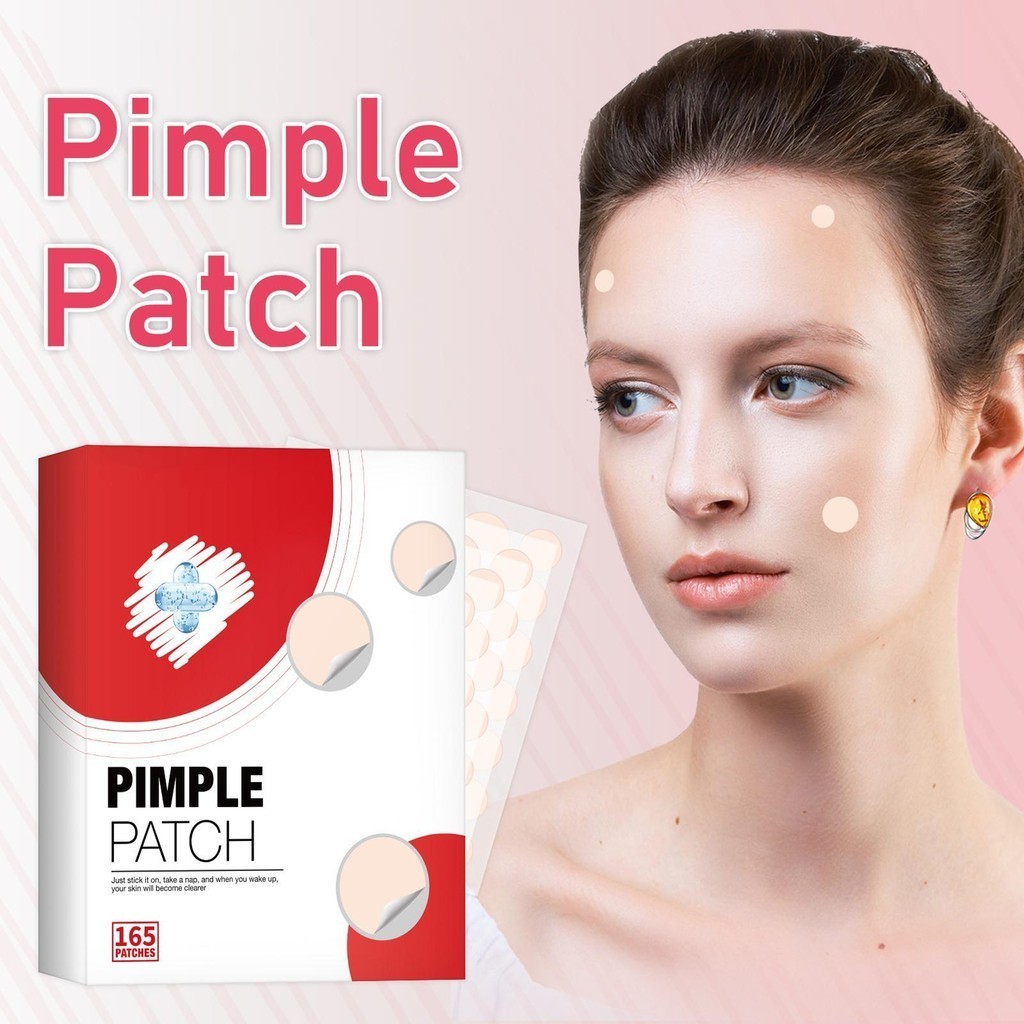 แพทช์สิว Ultra Thin 165pcs รอบแพทช์ Blemish Care สิวดูดซับสําหรับ Face ...