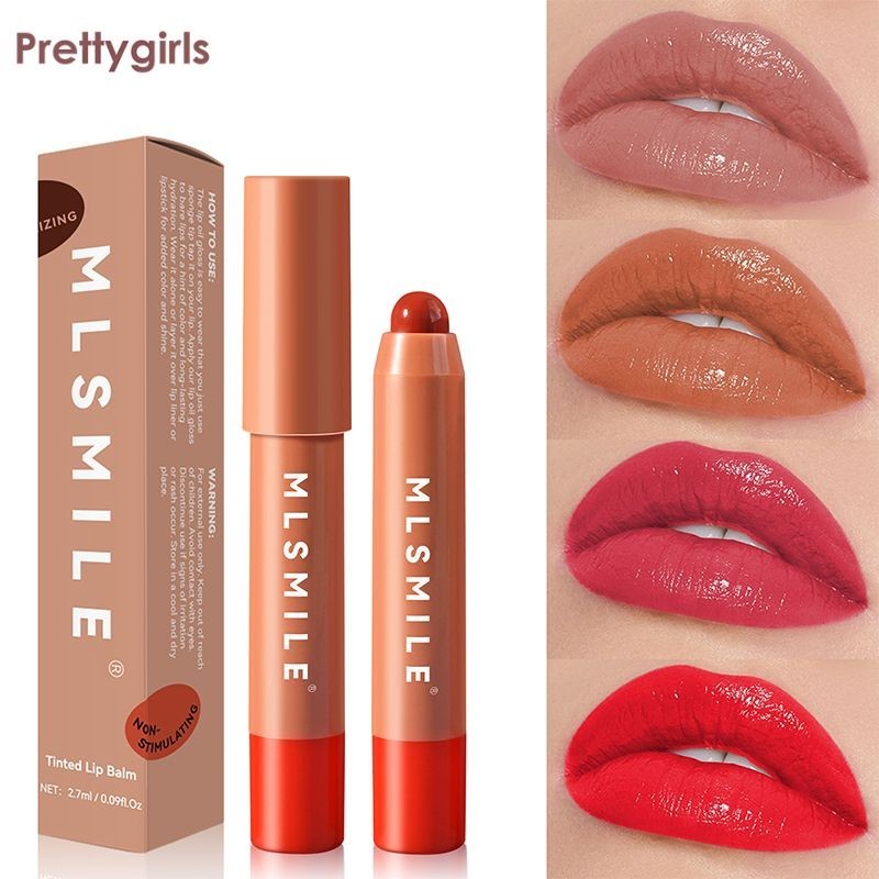 【PY】Mlsmile ลิปสติก ให้ความชุ่มชื้น เพิ่มความชุ่มชื้น ติดทนนาน-PY ...