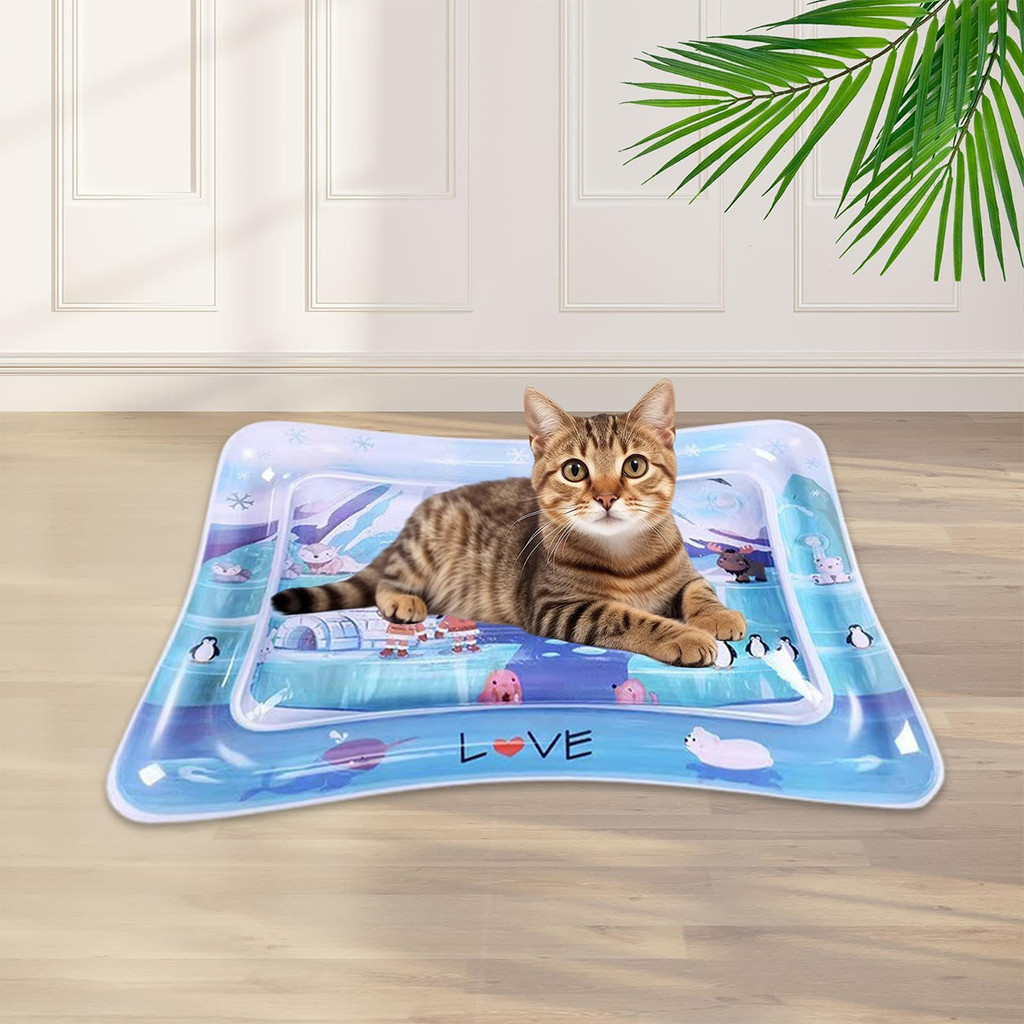 Inflatable Pat Pad Water Play Mat เหมาะสําหรับสัตว์เลี้ยงเล่น Pvc Water ...