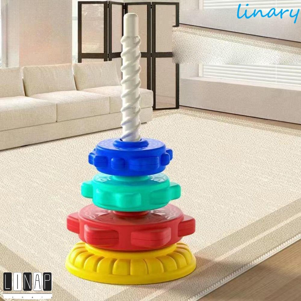 Culinaryhv Rainbow Spinning Stacking ของเล่น, Stackable Early Education ...
