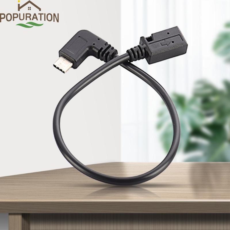 Pop 90 องศา Type C ถึง Mini USB Extension Cable Mini USB Female to USB ...