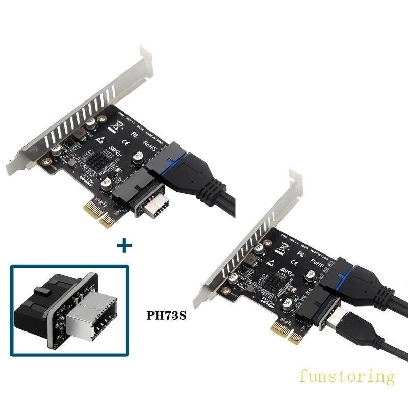 Fun PCI-E ถึง 2 พอร์ต USB 3 0 การ์ดขยาย PCI สําหรับ Express เดสก์ท็อปอะ ...