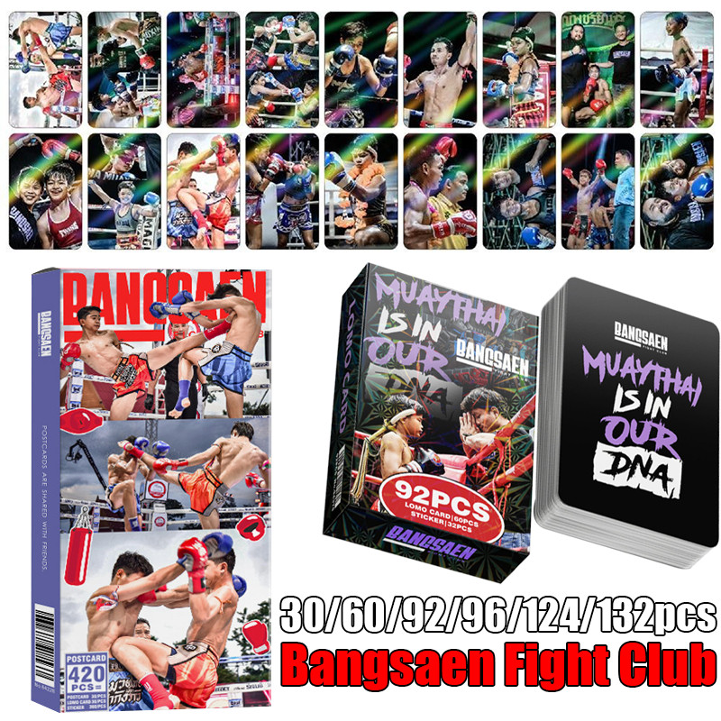 โปสการ์ดนักมวย Bangsaen Fight Club Photocard อัลบั้มการ์ด 30 ชิ้น Lomo ...