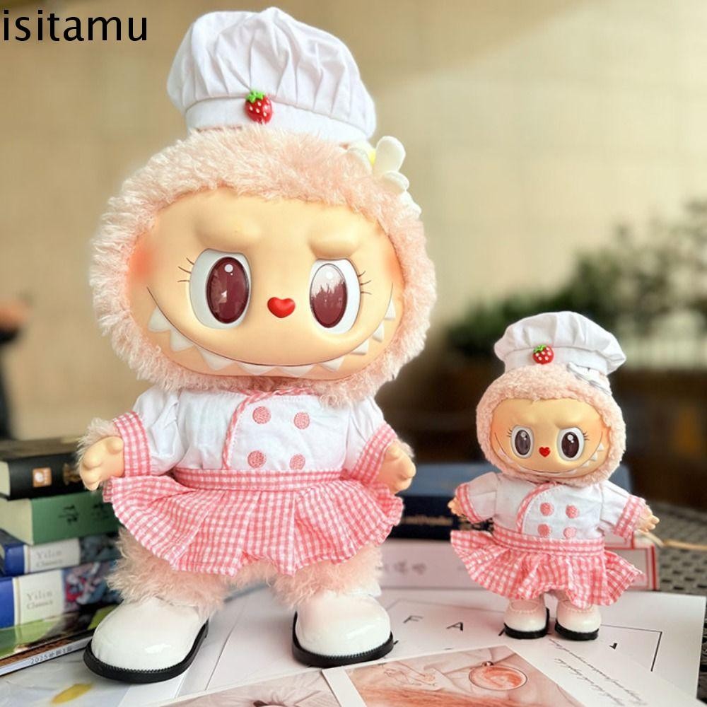 Isitaft นั่ง Labubu Time Cloth, Cook Shoes 18/38 ซม.Labu Dolls Cloth ...