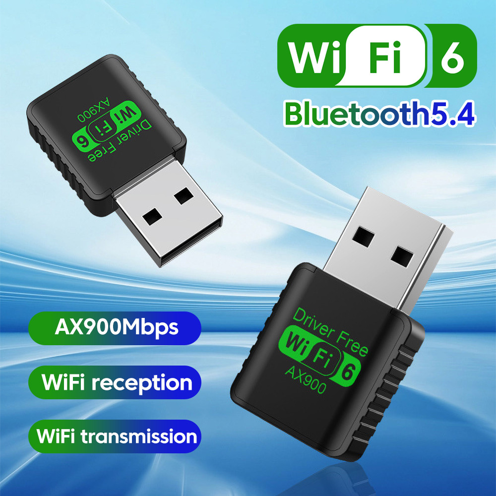 5g Dual Bond 900M การ์ดเครือข่ายไร้สาย WiFi6 ไดรฟ์ฟรีคอมพิวเตอร์เดสก์ท็อปภายนอก USB ตัวรับสัญญาณ ...