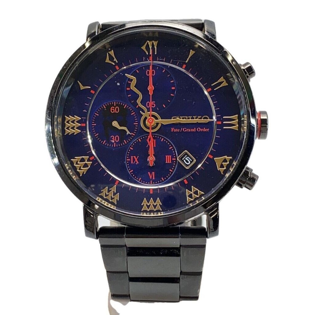 Seiko(ก) Seiko Mens Watch X Fgo Ereshkigal Quartz Analog 7T92-Hbr0 ส่ง ...