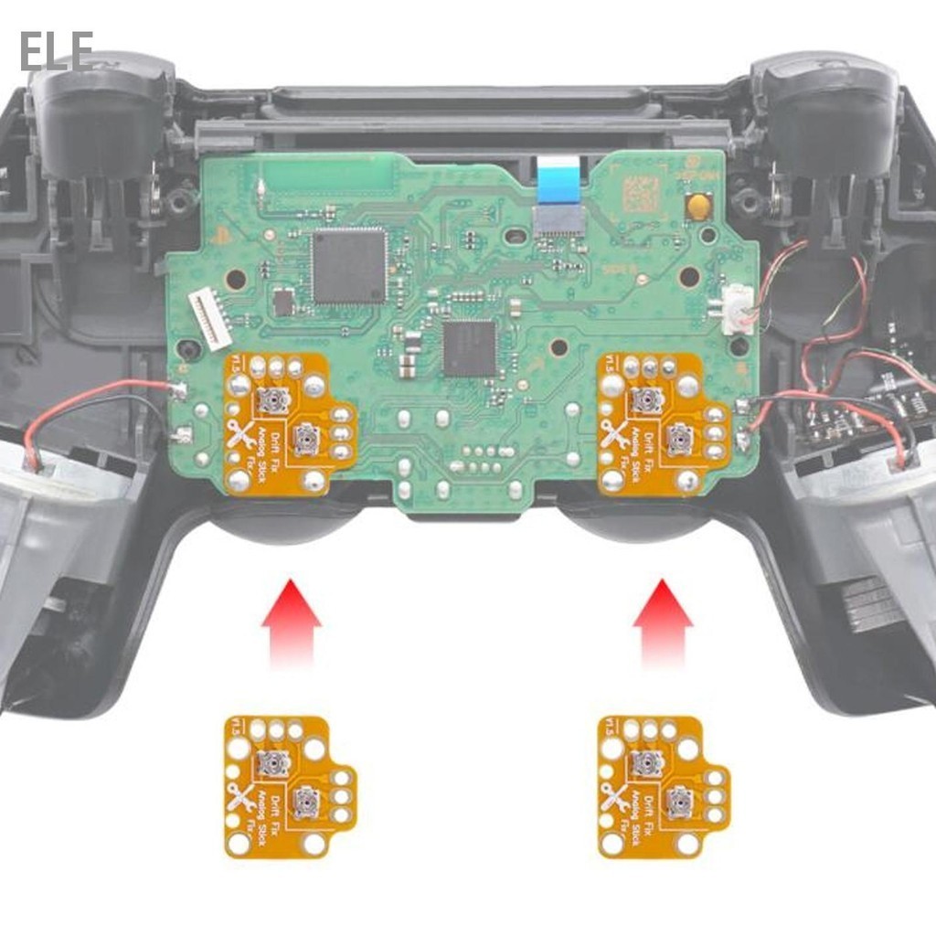 ELE 10Pcs Universal Gamepad จอยสติ๊ก Drift ซ่อมบอร์ด 3D Thumb Stick Fix ...